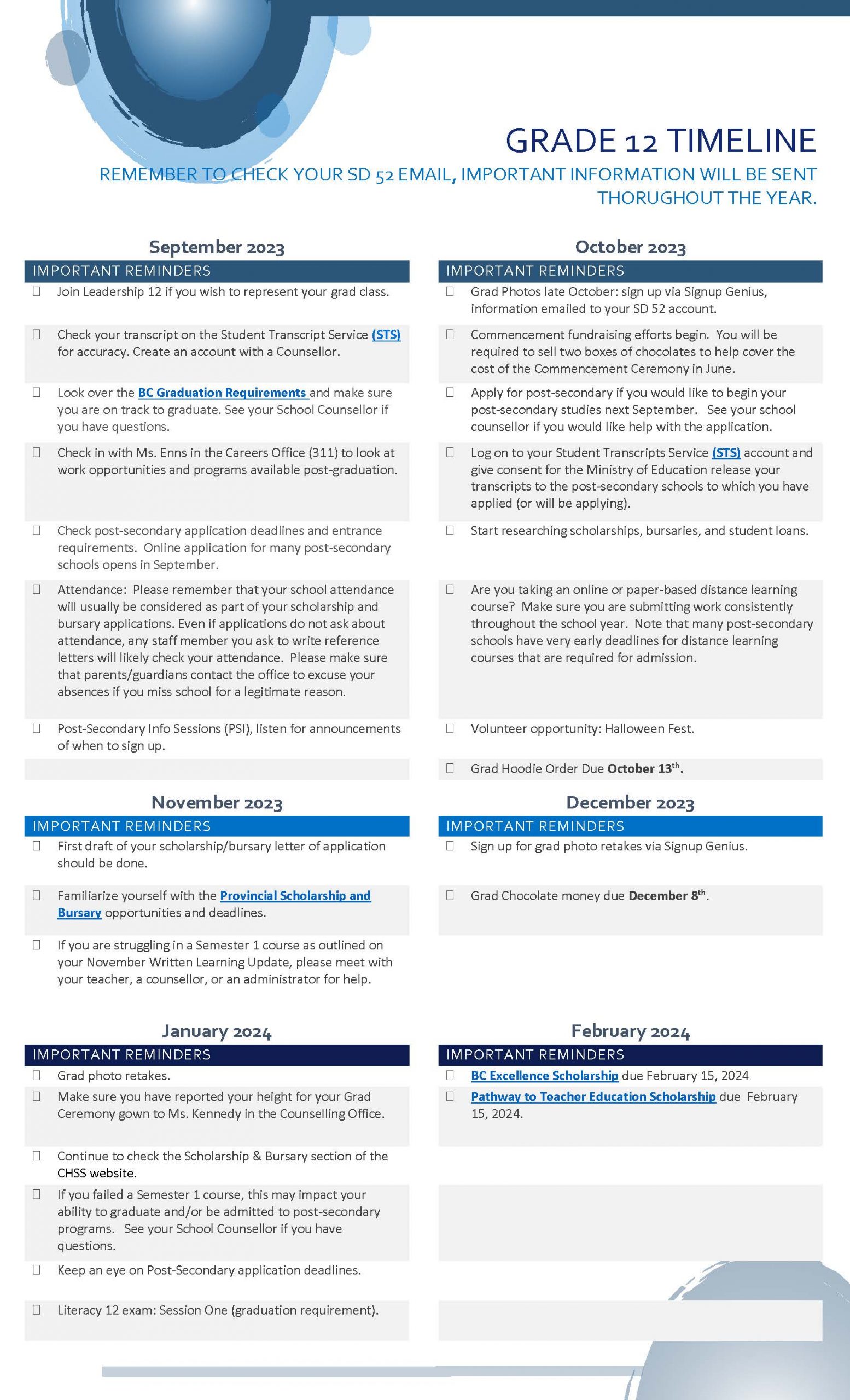 Commencement Information – CHSS